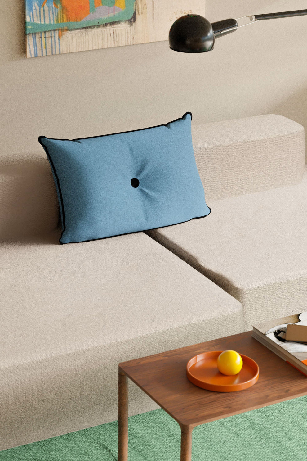 Copenhagen Cushion, Millenium Blue – RUG SOLID