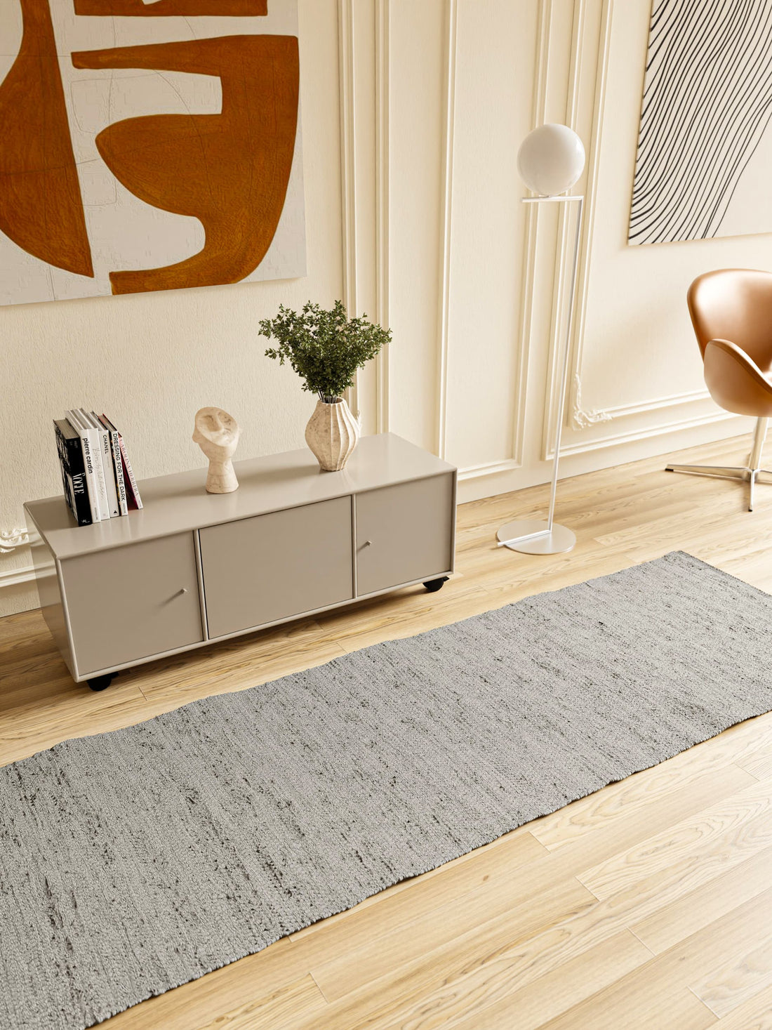 Cotton Rug, Light Grey – RUG SOLID